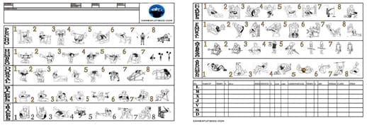 Plantilla de entrenamiento (PDF y Fotos) | Cambiatufisico Plantilla de entrenamiento (PDF y Fotos) | Cambiatufisico