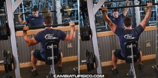 Press tras nuca en multipower