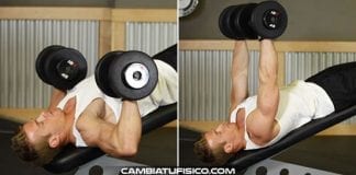 Press con mancuernas en banco declinado ⇨ HAZLO BIEN!